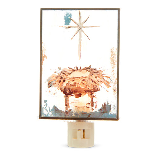 Baby Jesus in Manger Night Light — Finishing Touches