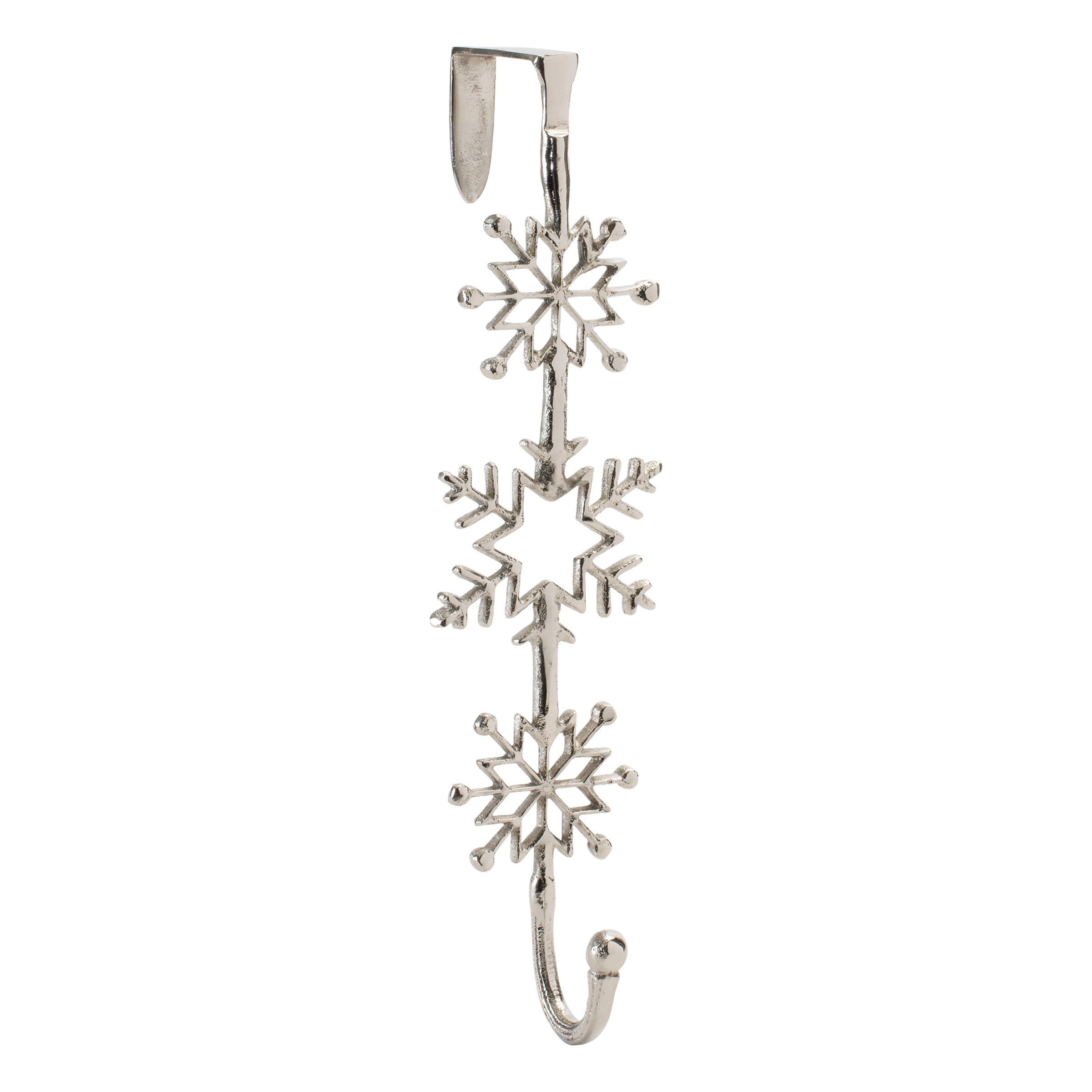 Snowflake Wreath Hanger — Finishing Touches